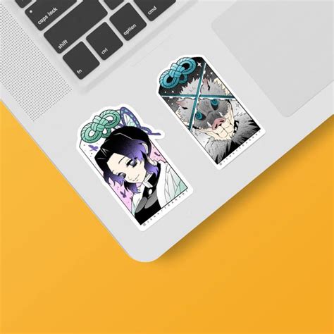 قیمت و خرید استیکر لپ تاپ و موبایل گوفی طرح انمیه شیطان کش مدل Main Ds مجموعه 6 عددی