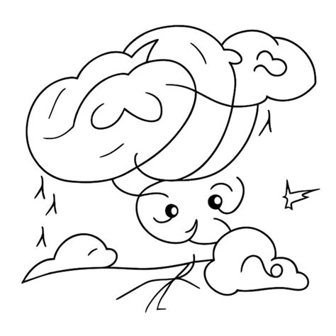 Windy Day Coloring Pages 2025