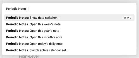 Github Liamcainobsidian Periodic Notes Createmanage Your Daily Weekly And Monthly Notes