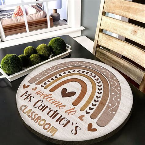 Personalized Classroom Door Sign Teacher Welcome Sign Teacher T