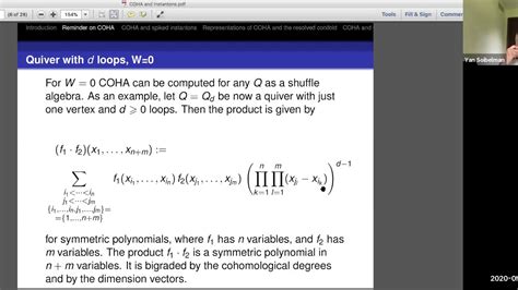 Informal String Math Seminar Yan Soibelman Youtube