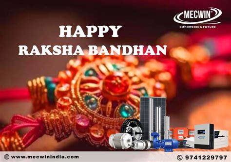 Rakshabandhan Sustainablechoices Mecwin Solarenergy Cleanenergy Solarpower Solarenergy