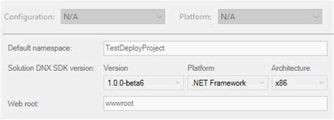 Visual Studio 2015 Dnx The Current Runtime Target Framework Is Not