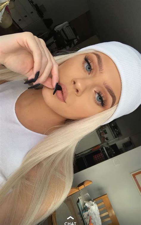 Platinum Blonde Hair Lip Hair Hair Makeup Tina Halada Beauty Makeup Hair Beauty Acrylic