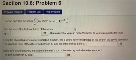 Solved Section 10 6 Problem 6 Previous Problem Problem List