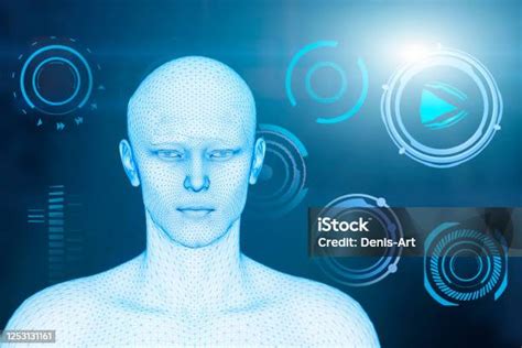 생체 인식 얼굴 인식 스캐닝 시스템 개념 3d 렌더에 의한 사람 식별 개념에 대한 스톡 사진 및 기타 이미지 개념 개념과 주제 검증 Istock