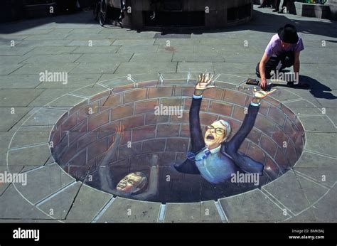 Chalk Optical Illusions
