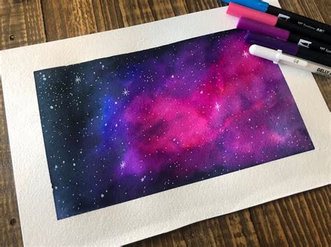 How To Draw Galaxy With Copic Markers
