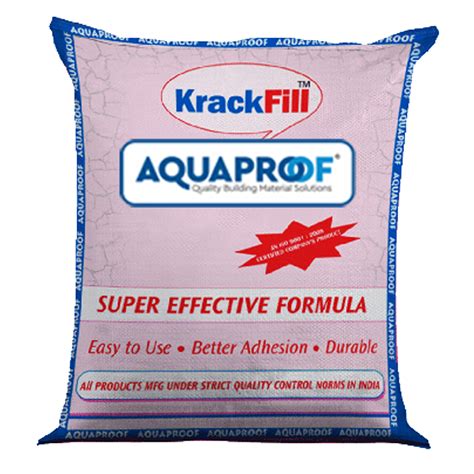 Krack Fill Aquaproof Wallcare I Pvt Ltd