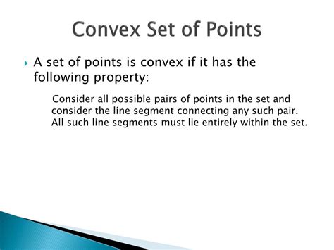 Ppt Convex Set Of Points Powerpoint Presentation Free Download Id