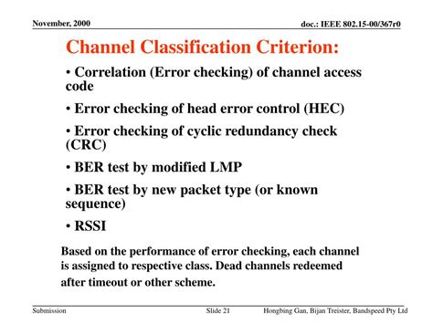 Ppt Adaptive Frequency Hopping Implementation Proposals For Ieee 802