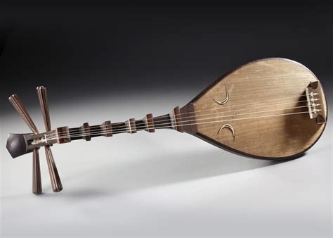 A Japanese Biwa Traditional Lute Instrument Early 20th Century