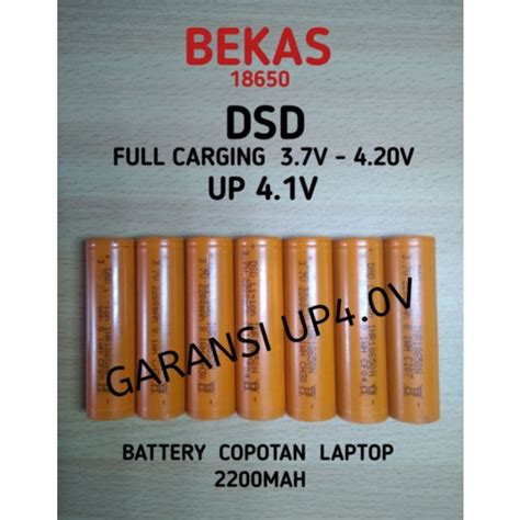Jual BATERAI BEKAS COPOTAN LAPTOP BATERAI BEKAS MURAH BERKUALITAS ORIGINAL DSD Mah