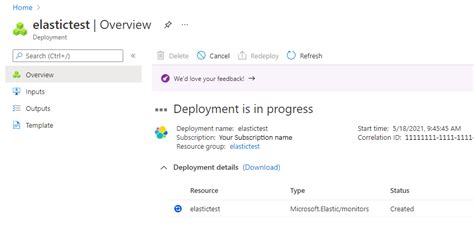 Criar Aplicativo Elastic Azure Native ISV Services Microsoft Learn
