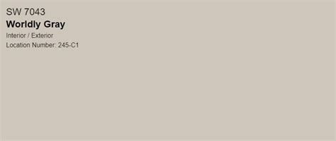 Worldly Gray Sw 7043 A Fantastic Gray West Magnolia Charm