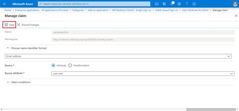 Configuring Saml Authentication Settings In Endpoint Central Msp For Azure