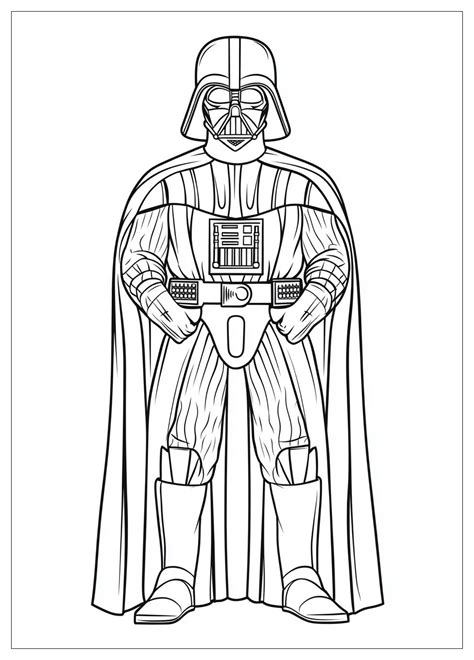 Darth Vader Coloring Pages Unleash Your Inner Jedi With These Free Printables CrayonAZ Com