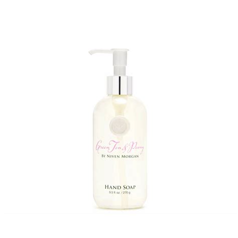 Niven Morgan Hand Soap Green Tea And Peony Sunset And Co