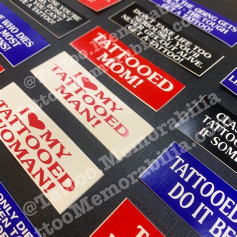 Vintage Tattoo Stickers Tattoo Memorabilia