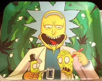 Rick And Morty Weed Etsy