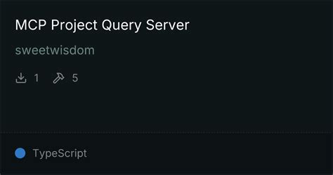 Getprojectall Mcp Project Query Server Glama