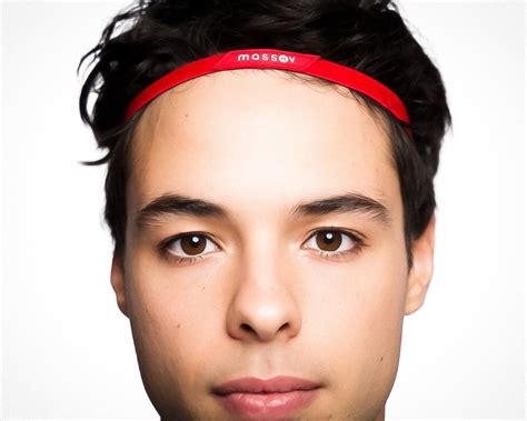 Massov Unisex Skinny Headband Thin Hairband Red For Men And Women