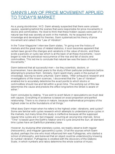 Ganns Law Of Price Pdf Pdf Interval Music Pythagoras