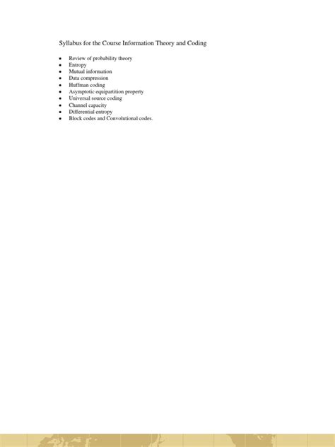 Information Theory And Coding Pdf