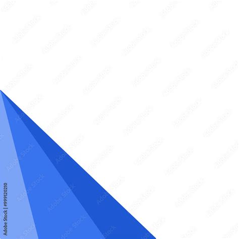 Blue Parallel Corner Element Blue Color Corner Border Corner Border