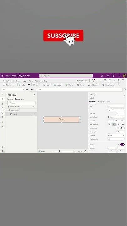 Components Input Properties In Powerapps Shorts 29 Youtube