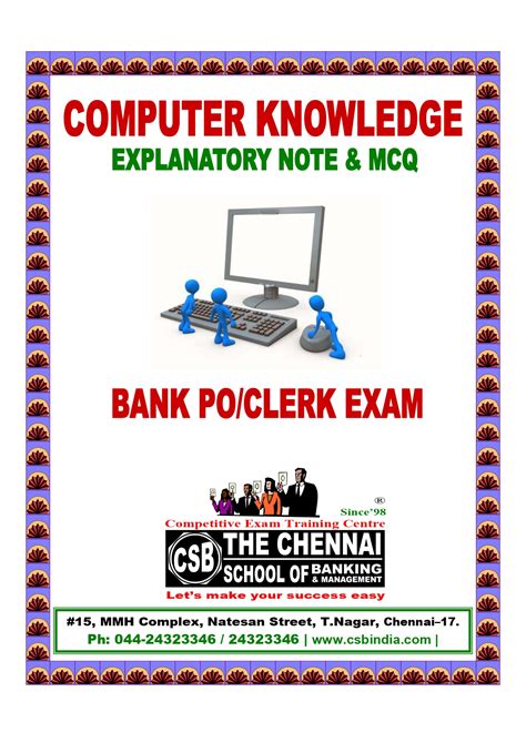 Computer Knowledge Practice Book For Competitive Exams