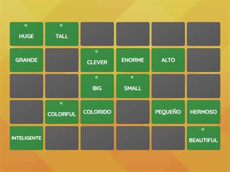 Qualifying Adjectives 3 Sound Parejas