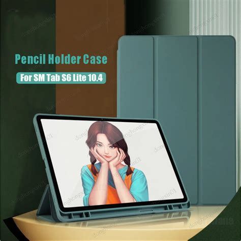 For Samsung Galaxy Tab S6 Lite 2024 SM P620 SM P625 Cover With Pencil Holder For Galaxy Tab S6