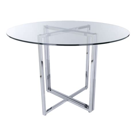 Legend Chrome Dining Table Wellroomed