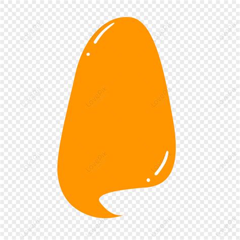 Orange White Simple Flue Bubble Text Box Buzzword Bubbles Png Picture And Clipart Image For Free