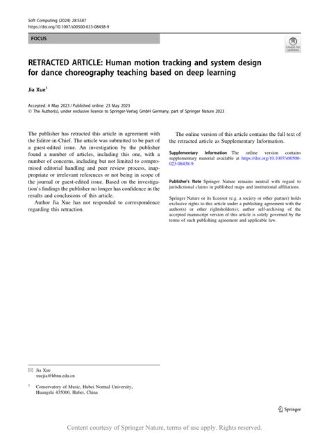 Human Motion Tracking And System Design For Dance Choreography Teaching Based On Deep Learning