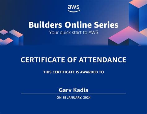 Aws Cloudcomputing Certification Buildersonlineseries Garv Kadia