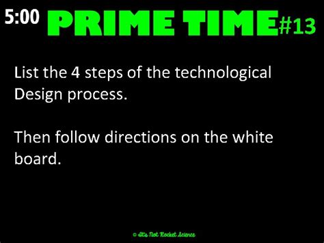 13 List The 4 Steps Of The Technological