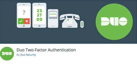 Free WordPress Plugin DUO Two Factor Authentication