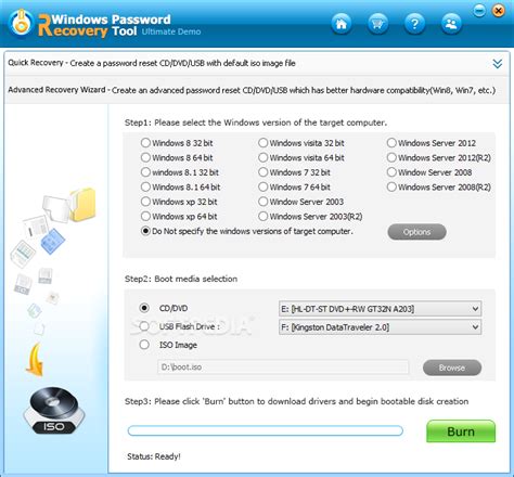 Download Windows Password Recovery Tool Ultimate 7123