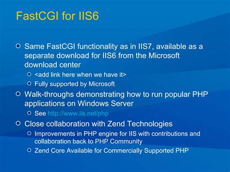Running Php On Windows Technical Overview Ppt