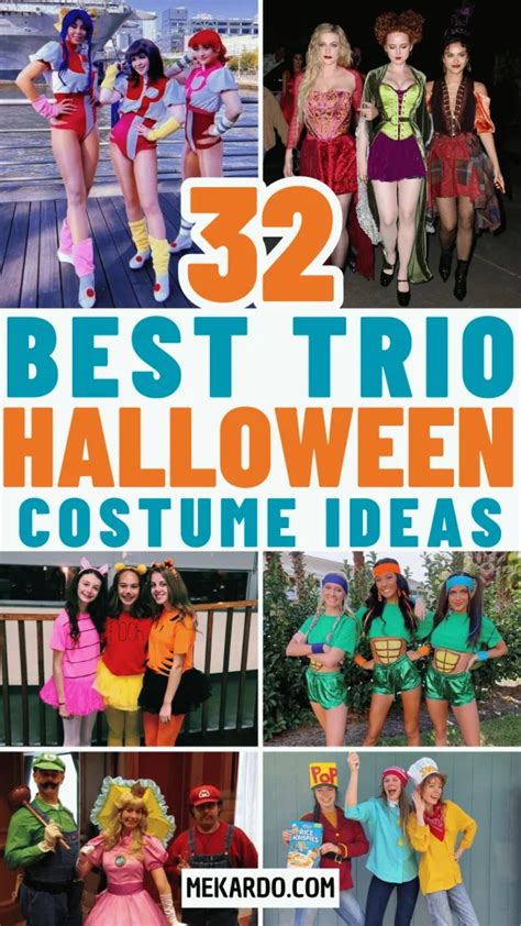 32 Best Trio Halloween Costume Ideas That Will Make Everyone Jealous
