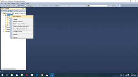 Como Crear Una Base De Datos En Sql Server