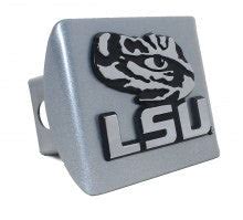 Lsu Tiger Eye On Silver Metal Hitch Cover Amg Emblems