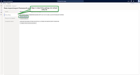 D365 Finance Missing Data Entities Refresh Entity List Iamjoshknox