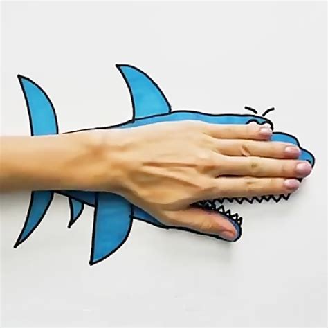 نقاشی با دست زیبا و آسان برای کودکان مینویسم