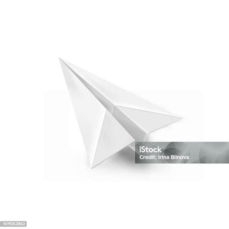 오리가미 종이 접힌 장난감 비행기 3d 현실적인 3차원 형태에 대한 스톡 벡터 아트 및 기타 이미지 3차원 형태 개념 개념과 주제 Istock