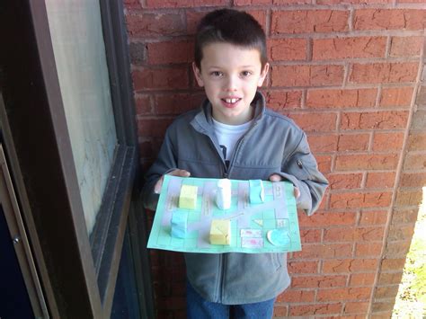 MrToneyHomeroom Students With Geometry Town Math Projects