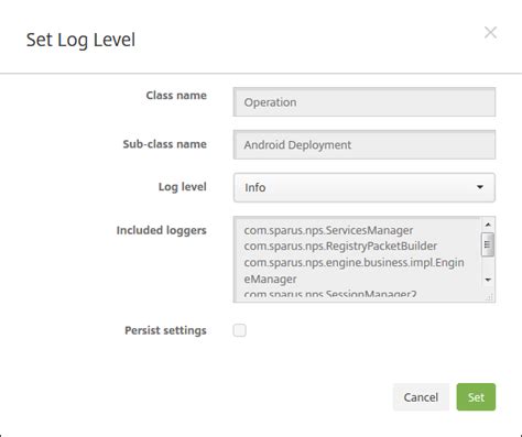Logs XenMobile Server