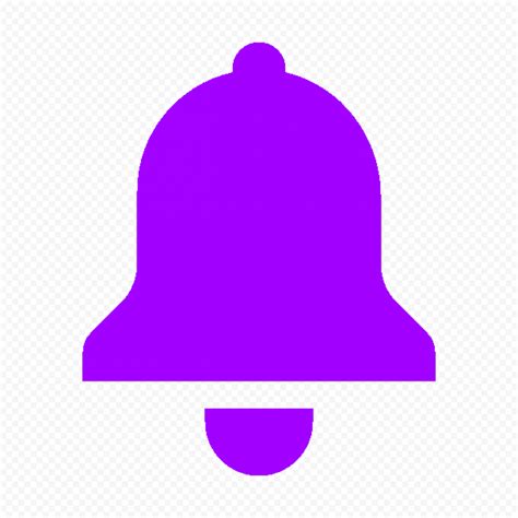 Png Purple Notification Bell Icon Citypng